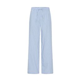 Loungehose oxmo "Loungehose OXFanny", Damen, Gr. 38, N-Gr, blau (powder blau mix), Obermaterial: 72% Baumwolle CO. 24% Polyester PES. 4% Elasthan EL., Hosen Loungehose