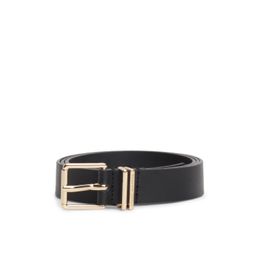 Lederg&uuml;rtel Tommy Hilfiger "TH SQUARE", Damen, Gr. 100, schwarz, Rindsleder, G&uuml;rtel Lederg&uuml;rtel