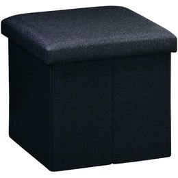 Sitzhocker Kesper "Kesper Sitzhocker-Box, schwarz", schwarz, B:38cm H:38cm T:38cm, Hocker, Sitzhocker, Deckel abnehmbar
