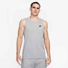 Tanktop Nike Sportswear "Men's Tank", Herren, Gr. L, dk grau heat, Obermaterial: 100% Baumwolle, Rundhals, Tops Tanktop, &auml;rmelloses Design, sportlicher Stil, Rundhalsausschnitt