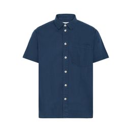 !Solid Kurzarmhemd SOLID "Kurzarmhemd SDPalle", Herren, Gr. L, N-Gr, blau (insignia blau), Obermaterial: 100% Baumwolle CO., Shirts