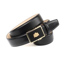 Lederg&uuml;rtel Anthoni Crown, Herren, Gr. 100, schwarz, Rindsleder, G&uuml;rtel Lederg&uuml;rtel