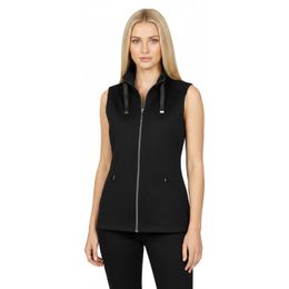 Steppweste DEPROC Active "NIGEL PEAK III Outdoor-Weste Damen", Damen, Gr. 50 (XL), schwarz, 96% Polyester; 4% Elasthan, tailliert, Westen Steppweste, auch in Gro&szlig;en Gr&ouml;&szlig;en erh&auml;ltlich