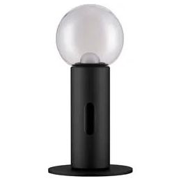 NOVA LUCE Tischleuchte "CHRONOS", schwarz, 1, &Oslash; 12cm H: 30cm, 1 Stk., Leuchten, Tischleuchte