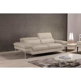 2,5-Sitzer Egoitaliano "Princess, Designsofa und super bequem, tolle Detailverarbeitung", wei&szlig; (paper), B:236cm H:95cm T:108cm, Leder BULL (Echtes Rindsleder). Geschliffenes, pigmentiertes und behandeltes Rindsleder mit einer Dicke von 1, 3-1, 5 mm. Es handelt sich um ein weiches, gesch&uuml;tztes Leder. Eine leichte Deckschicht sch&uuml;tzt sie vor Flecken, ohne ihre urspr&uuml;nglichen Eigenschaften zu ver&auml;nde