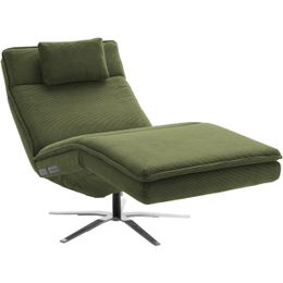 Sch&ouml;ner Wohnen Kollektion Relaxsessel "Belize, Ergonomischer Liege-Luxus zum Entspannen", moos, B:83cm H:56cm T:153cm, 95% Polyester, 5% Nylon, SCH&Ouml;NER WOHNEN-KOLLEKTION, Sessel, Relaxsessel, Herz-Waage-Position, motorische Verstellung & USB-Anschluss