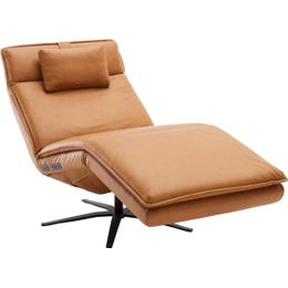 Sch&ouml;ner Wohnen Kollektion Relaxsessel "Belize, Ergonomischer Liege-Luxus zum Entspannen", cognac, B:83cm H:56cm T:153cm, 100% Leder, SCH&Ouml;NER WOHNEN-KOLLEKTION, Sessel, Relaxsessel, Herz-Waage-Position, motorische Verstellung & USB-Anschluss