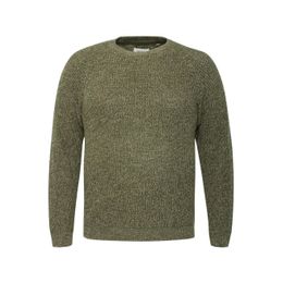 Strickpullover Blend "Strickjacke BHBPullover", Herren, Gr. 5XL, gr&uuml;n (forest night), Obermaterial: 100% Baumwolle CO., Strickjacken Strickpullover