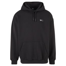 Kapuzenpullover K1x "K1x Tag Logo Hoodie", Herren, Gr. L, schwarz, 65% Baumwolle, 35% Polyester, mehrfarbig, normal, ohne Ausschnitt, Pullover Kapuzenpullover