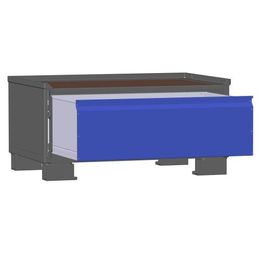 LCB I Halbhohe Gitterbox mit Schubladen (Teilauszug) und...