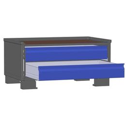 LCB I Halbhohe Gitterbox mit Schubladen (Teilauszug) und...