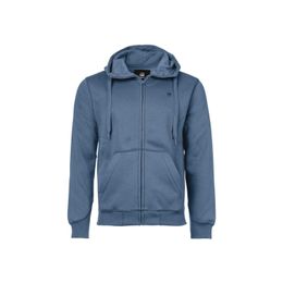 G-Star Raw Sweatshirt G-STAR "Sweatjacke Premium core hdd zip sw l\s", Herren, Gr. M, blau (blau (rank blau)), Obermaterial: 55% Baumwolle CO. 45% Polyester PES., Sweatshirts Sweatshirt
