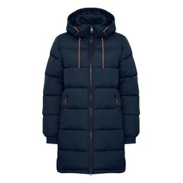 Schneejacke oxmo "Steppmantel OXJody", Damen, Gr. 36, blau (total eclipse), Obermaterial: 100% Polyester PES., M&auml;ntel Schneejacke