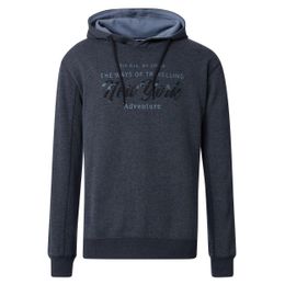 Sweatshirt Casamoda "Casamoda Sweatshirt uni", Herren, Gr. L, blau, 60% Baumwolle, 40% Polyester, Sweatshirts Sweatshirt