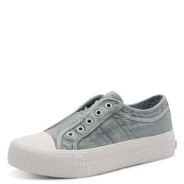 Slip-On Sneaker Tamaris, Damen, Gr. 36, hellblau, Textil, used, Schuhe, Slipper, Schlupfschuh, Freizeitschuh in veganer Verarbeitung