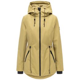 Outdoorjacke Navahoo "Blumentanz 14", Damen, Gr. L (40), khaki, Obermaterial: 100% Polyester. Innenfutter: 100% Polyester. &Auml;rmelfutter: 100% Polyester, tailliert h&uuml;ftbedeckend, hoch geschlossener Ausschnitt, &Auml;rmel ohne &Auml;rmelschlitz Rippb&uuml;ndchen, Jacken Outdoorjacke, &Uuml;bergangsjacke mit wasserdichtem Verschluss