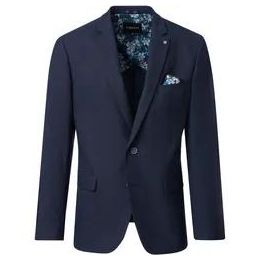 Sakko Venti "Venti Sakko uni", Herren, Gr. 50, dunkelblau, 66% Polyester, 32% Viskose, 2% Elasthan, Sakkos Sakko