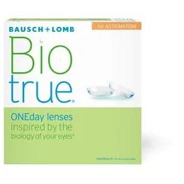 Biotrue ONEday for Astigmatism 90-er (MINUS) - DIA:14.50 BC:8.40 SPH:-0.25 CYL:-0.75 AX:10