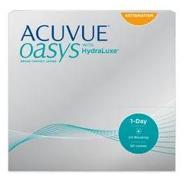 ACUVUE OASYS 1-Day for ASTIGMATISM 90-er - DIA:14.30 BC:8.50 SPH:-7.00 CYL:-0.75 AX:20