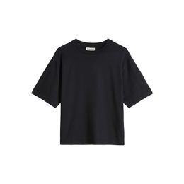 Marc O'Polo T-Shirt MARC O'POLO "T-Shirt T-Shirt relaxed 1er Pack", Damen, Gr. M, blau (dunkelblau), Obermaterial: 48% Baumwolle CO. 48% Modal CMD. 4% Elasthan EL., Shirts T-Shirt