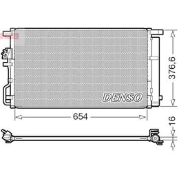 DENSO Kondensator, Klimaanlage dcn43021 f&uuml;r HYUNDAI
