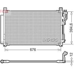 DENSO Kondensator, Klimaanlage dcn43023 f&uuml;r HYUNDAI