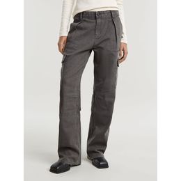 G-Star Raw Wirkhose G-STAR "Combat Hose", Damen, Gr. 24, L&auml;nge 32, granite, Obermaterial: 98% Baumwolle, 2% Elasthan, Hosen