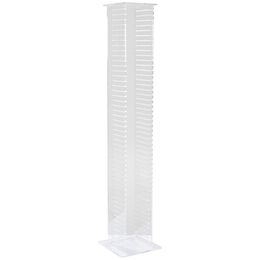 Xora Cd-St&auml;nder, Klar, Kunststoff, 20x101x20 cm, Wohnzimmer, Regale, CD & DVD-Regale