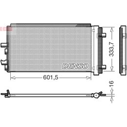 DENSO Kondensator, Klimaanlage dcn05110 f&uuml;r BMW