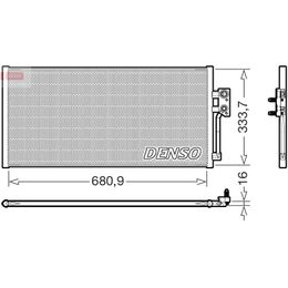 DENSO Kondensator, Klimaanlage dcn33019 f&uuml;r Volvo