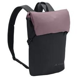 Cityrucksack Vaude "Unuk II", schwarz, lila ash, Rucks&auml;cke, Polyester, Cityrucksack, f&uuml;r den Stadtalltag, 8 Liter Volumen, mit separatem Handyfach