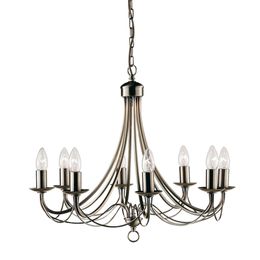 Kronleuchter Maypole Messingfarben max. 60 Watt