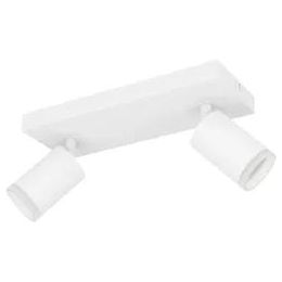 Eglo Deckenleuchte "MELITELLO-Z Spotlampe - Alu, Stahl - LED - 2X3,7W - IP20", wei&szlig;, 2, H: 8cm, 1 Stk., Leuchten, Wandleuchte, Wandspot, schwenkbar, Strahler, L25 x B10,5 x H8 cm, Deckenleuchte