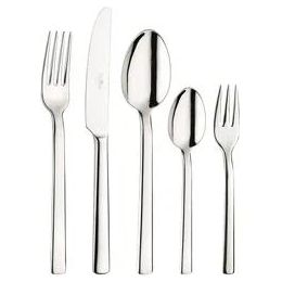 Pinti Inox Besteck-Set PINTINOX "Millenium", silberfarben, 30, Chromnickelstahl 18/10, Essbesteck-Sets
