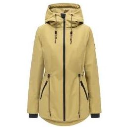 Outdoorjacke Navahoo "Blumentanz 14", Damen, Gr. L (40), khaki, Obermaterial: 100% Polyester. Innenfutter: 100% Polyester. &Auml;rmelfutter: 100% Polyester, tailliert h&uuml;ftbedeckend, hoch geschlossener Ausschnitt, &Auml;rmel ohne &Auml;rmelschlitz Rippb&uuml;ndchen, Jacken Outdoorjacke, &Uuml;bergangsjacke mit wasserdichtem Verschluss
