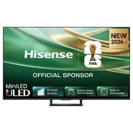 HISENSE Mini-LED-Fernseher "55E8S", Energieeffizienz: E (A-G), schwarz, dunkelgrau, 55 &prime;&prime;, Fernseher