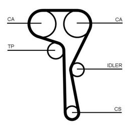 CONTINENTAL CTAM Zahnriemensatz ct1167k8 f&uuml;r VW CUPRA