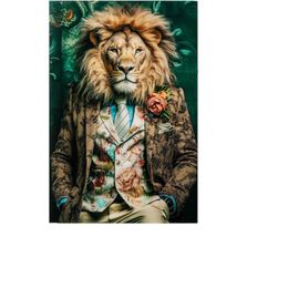 Kare-Design Glasbild, Braun, Mehrfarbig, Kunststoff, Glas, Tiere, rechteckig, 100x150x0.4 cm, Bilder und Zubeh&ouml;r, Wandbilder, Glasbilder