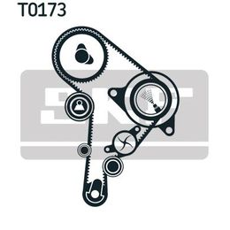 SKF Wasserpumpe + Zahnriemensatz vkmc011302 f&uuml;r Ford VW (FAW)