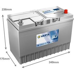 Varta Starterbatterie 620047078k182 12V 68Ah 780A f&uuml;r DAF Iveco Volvo NISSAN