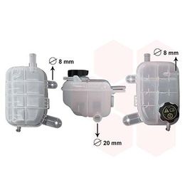 Van Wezel Ausgleichsbeh&auml;lter, K&uuml;hlmittel 3701e004 f&uuml;r Opel