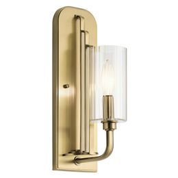Wandleuchte Kimrose Messingfarben max. 40 Watt Wandlampe