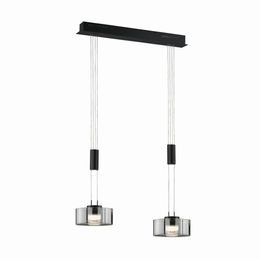 Fischer und Honsel LED-Pendelleuchte Lavin Schwarz max. 9 Watt
