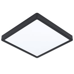 Eglo Badezimmer-Deckenleuchte Fueva Schwarz max. 20,5 Watt Deckenlampe