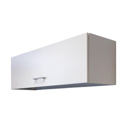 FlexWell K&uuml;chenoberschrank, Wei&szlig;, Holzwerkstoff, 100x32x32 cm, Made in Germany, Zusatzausstattung erh&auml;ltlich, h&auml;ngend, K&uuml;chen, K&uuml;chenm&ouml;bel, K&uuml;chenschr&auml;nke, K&uuml;chenoberschr&auml;nke