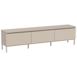 Hom&acute;in Hom`in Lowboard, Kaschmir, Metall, Holzwerkstoff, 180x46x35 cm, Bsci, stehend, Wohnzimmer, Wohnw&auml;nde, Lowboards, Lowboards stehend