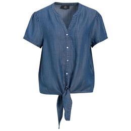 Gina Benotti Damen Bluse in Denim-Optik