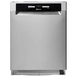 Bauknecht Unterbaugeschirrsp&uuml;ler "OBUC Ecosilent 7540", Energieeffizienz: C (A-G), silber (silberfarben), B:59,8cm H:82cm T:59cm, Geschirrsp&uuml;ler, Topseller