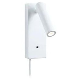 Paulmann LED Wandleuchte "Hulda 2,5W USBC 230V 3000K Metall", wei&szlig;, 1, H: 18cm, Leuchten, 3-step-dimmbar, Wandstrahler