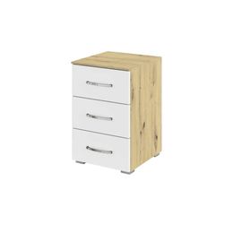 Nachttisch Aditio - wei&szlig; - 40 cm - 61 cm - cm 42,0 - Sconto